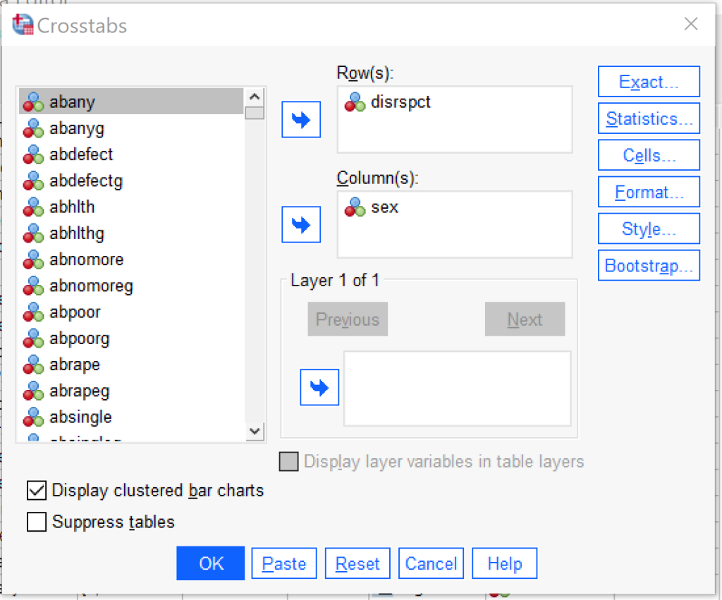 Quantitative Analysis with SPSS: Bivariate Crosstabs – Social Data Analysis