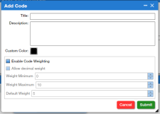 Qualitative Data Analysis with Dedoose: Coding – Social Data Analysis