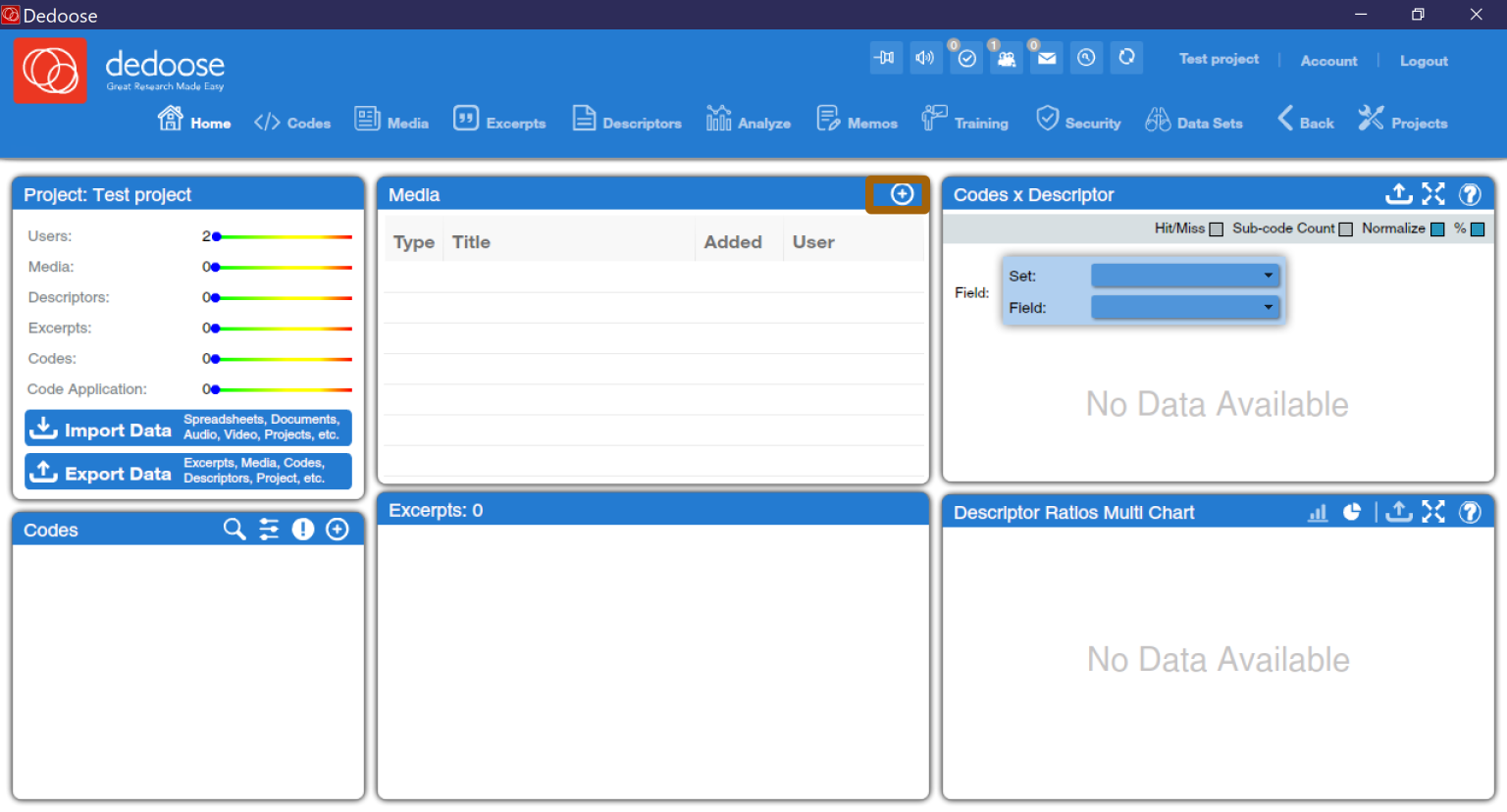 Qualitative Data Analysis with Dedoose: Data Management – Social Data ...